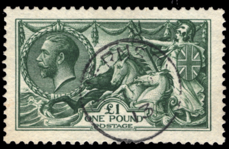 Great Britain 1913 King George V £1 Green, SG403 — JustCollecting