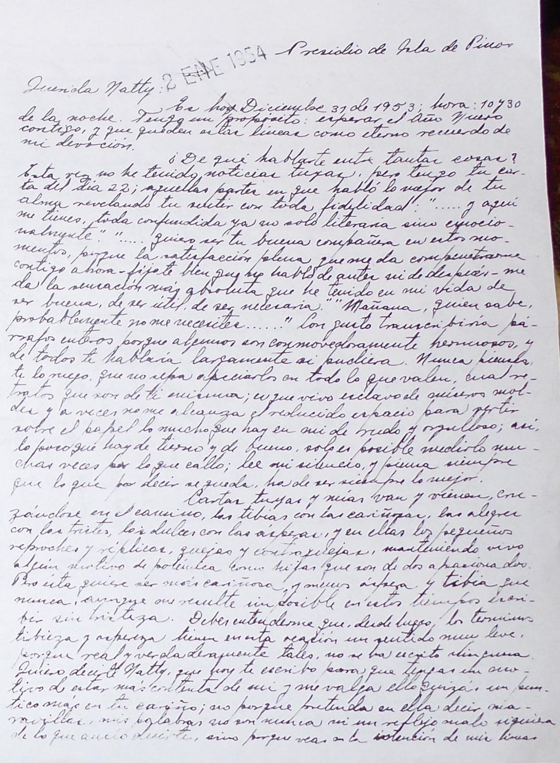 Approx. 90 unseen letters between Fidel Castro and mistress Natty Revu ...
