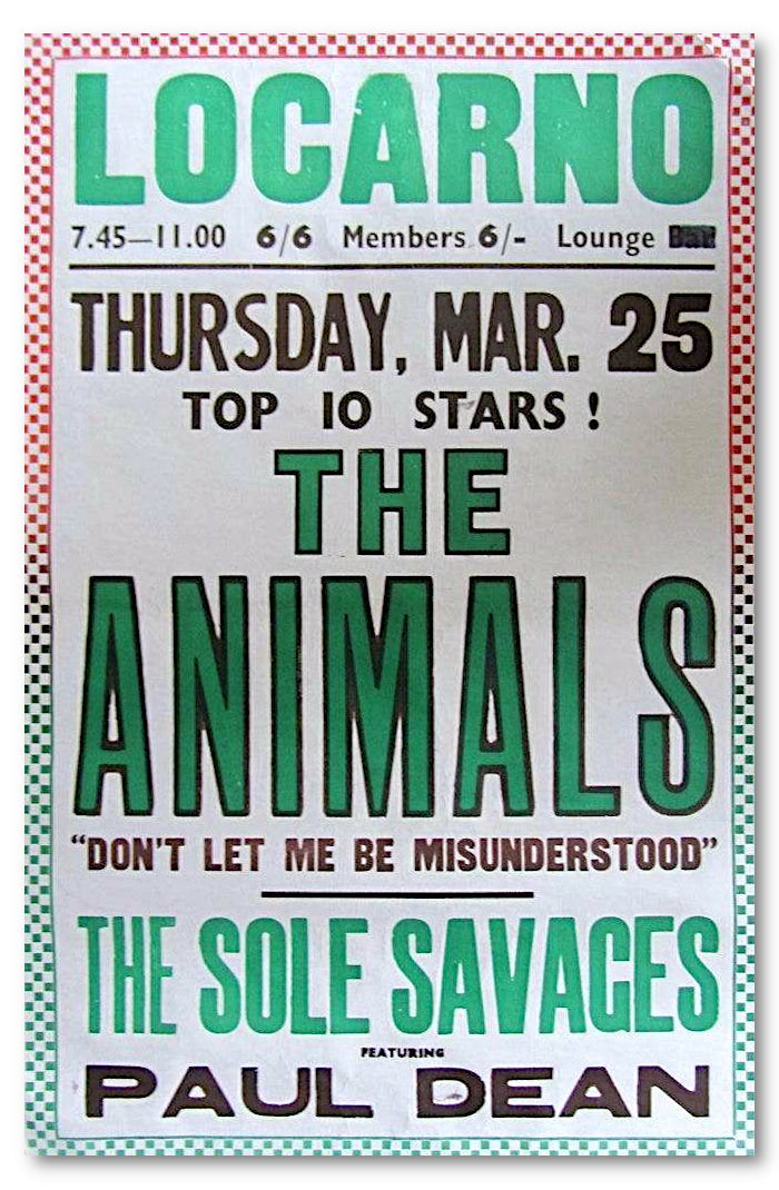 The Animals original 1965 music poster — JustCollecting