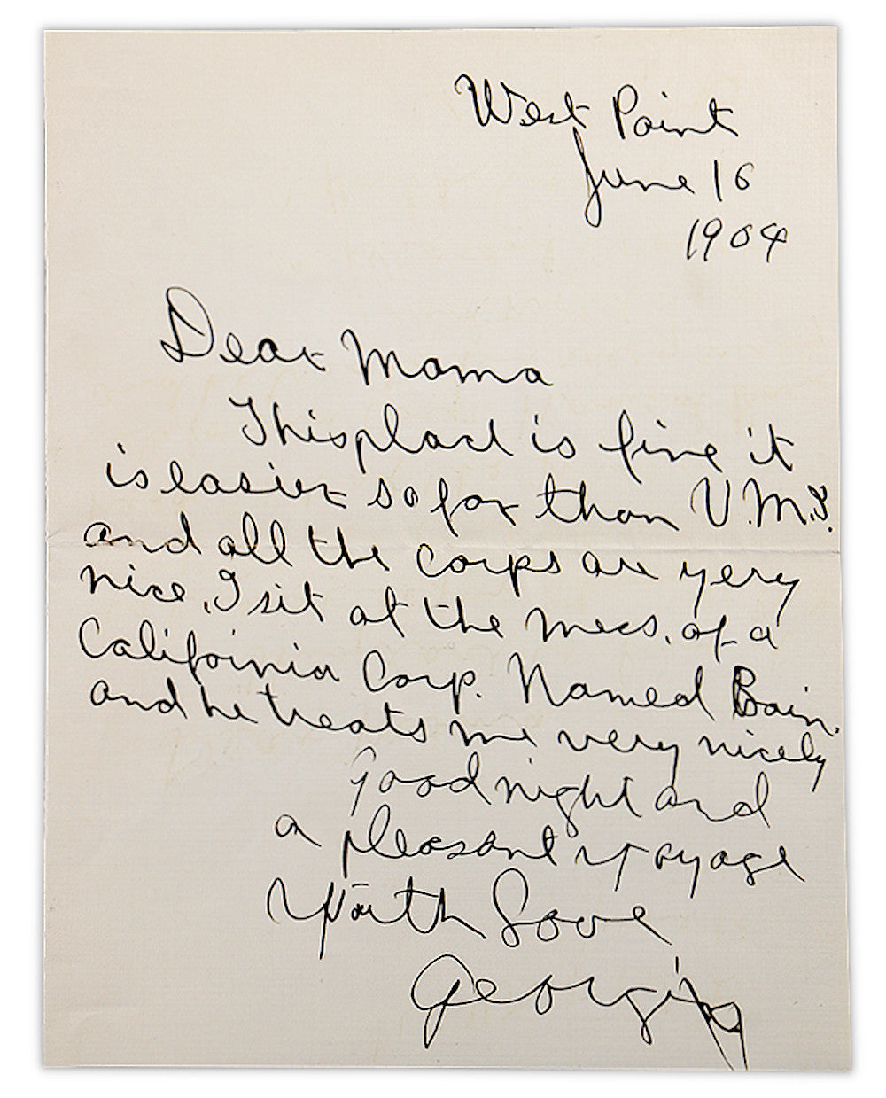 General George S. Patton handwritten signed letter — JustCollecting