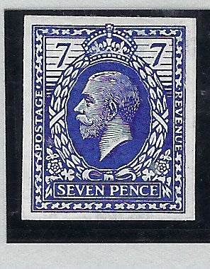 Great Britain 1913 7d Gloriosa-blue, SG387var — JustCollecting