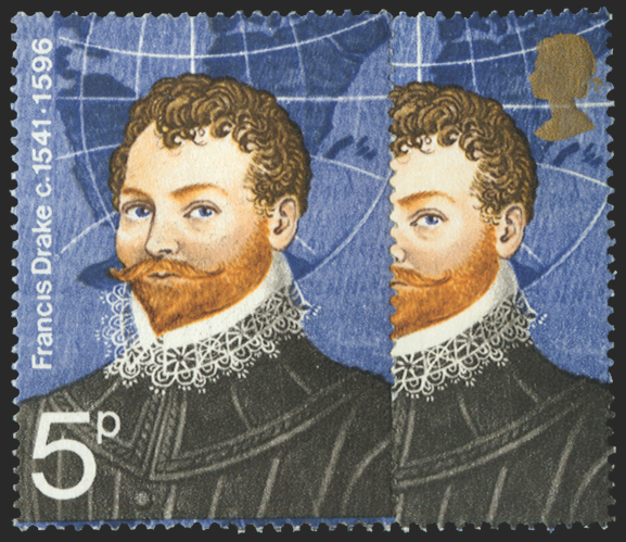 Great Britain 1973 5p British Explorers error, SG925a — JustCollecting