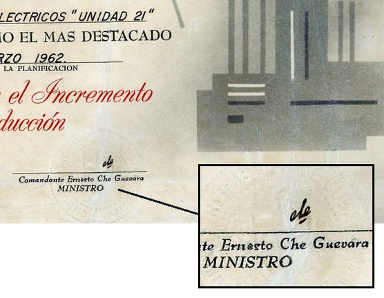 Che Guevara Autograph — JustCollecting