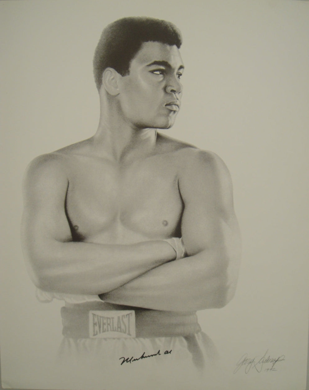 Muhammad Ali autograph on sketch — JustCollecting