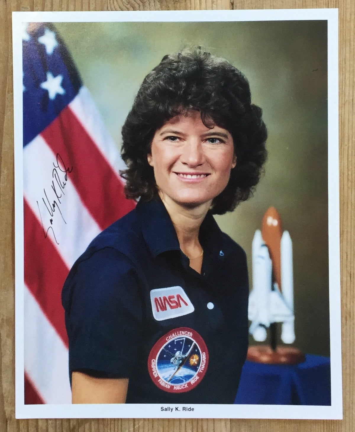 Sally Ride NASA signed photo - 1st US woman in space — JustCollecting