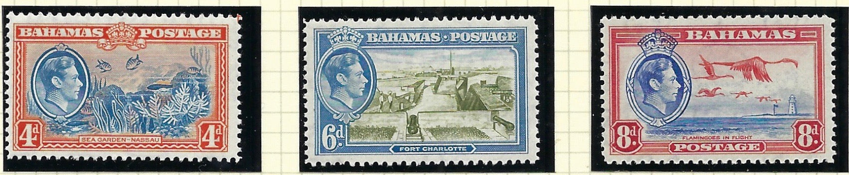 Bahamas 1938 (1 July) King George VI Watermark Multiple Script CA. SG1 ...