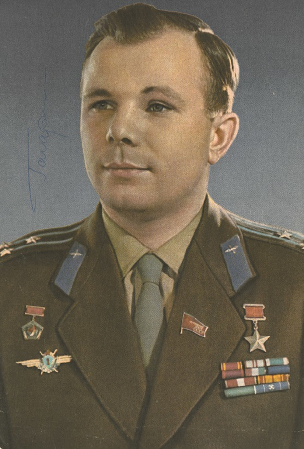 Soviet cosmonauts signed photograph postcard book — JustCollecting