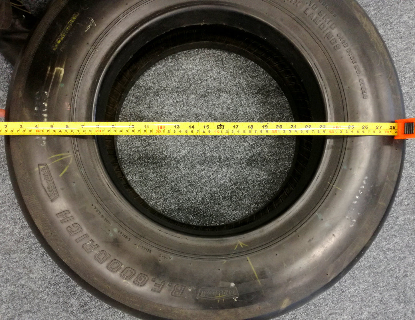 Space Shuttle Columbia mission-flown tyre — JustCollecting