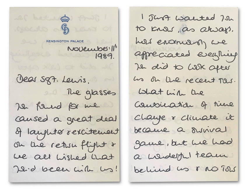 Princess Diana handwritten signed letter — JustCollecting