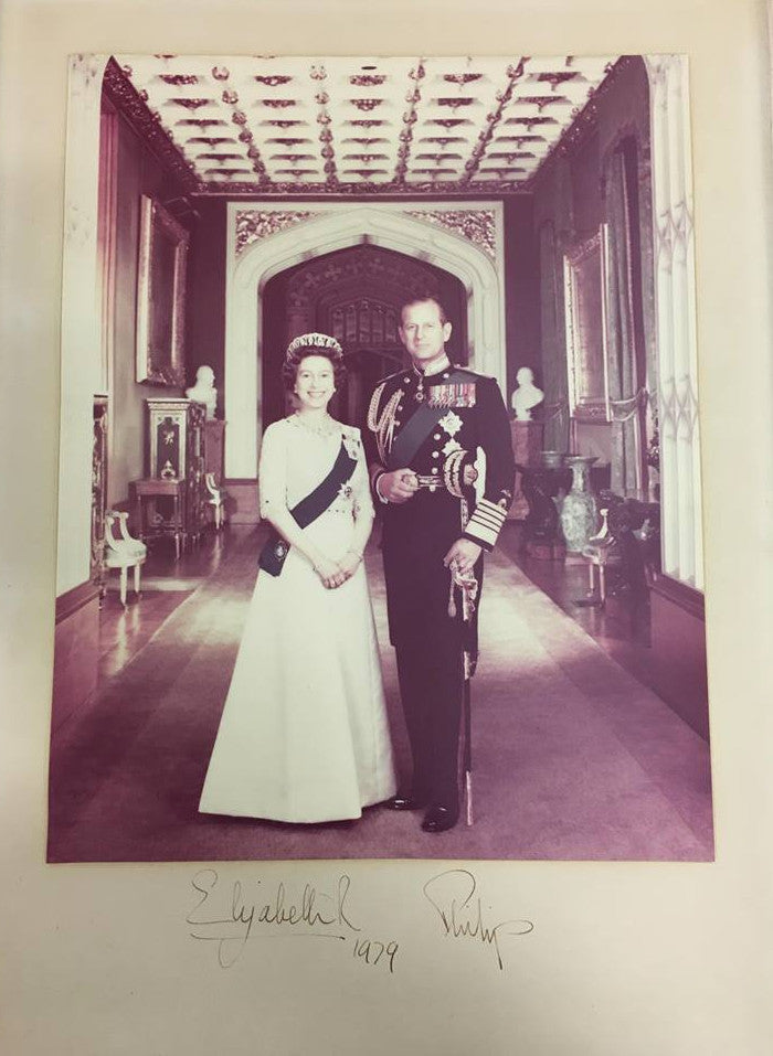 Queen Elizabeth II and Prince Philip signed photograph — JustCollecting