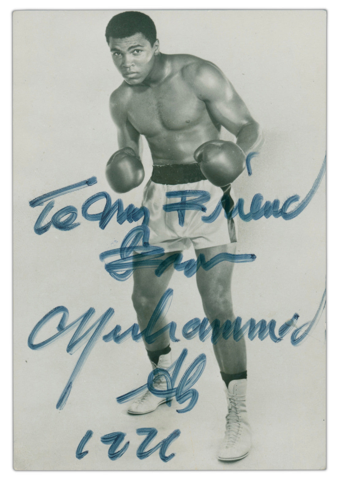 Muhammad Ali signed and inscribed vintage photograph — JustCollecting