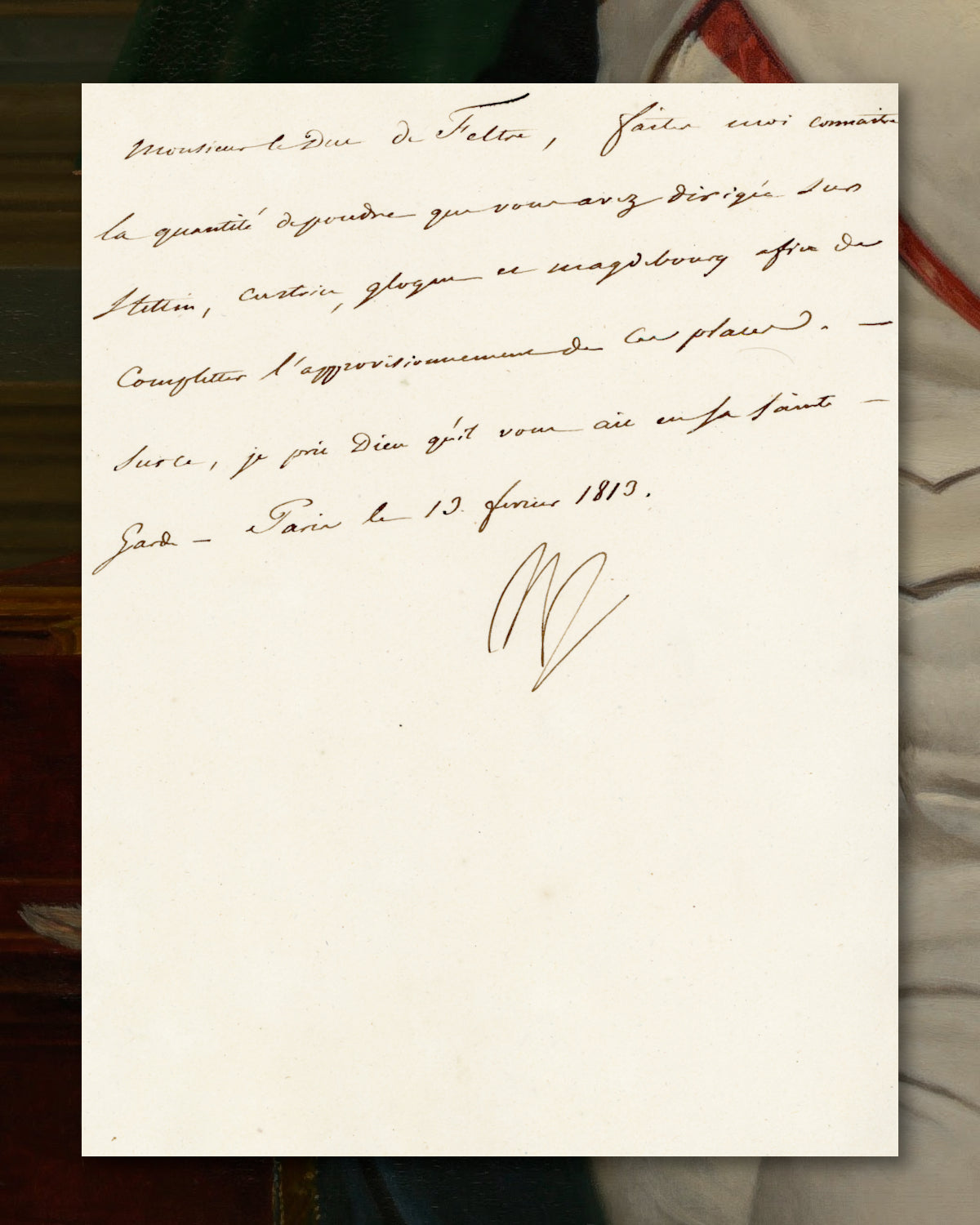 Napoleon Bonaparte signed letter — JustCollecting